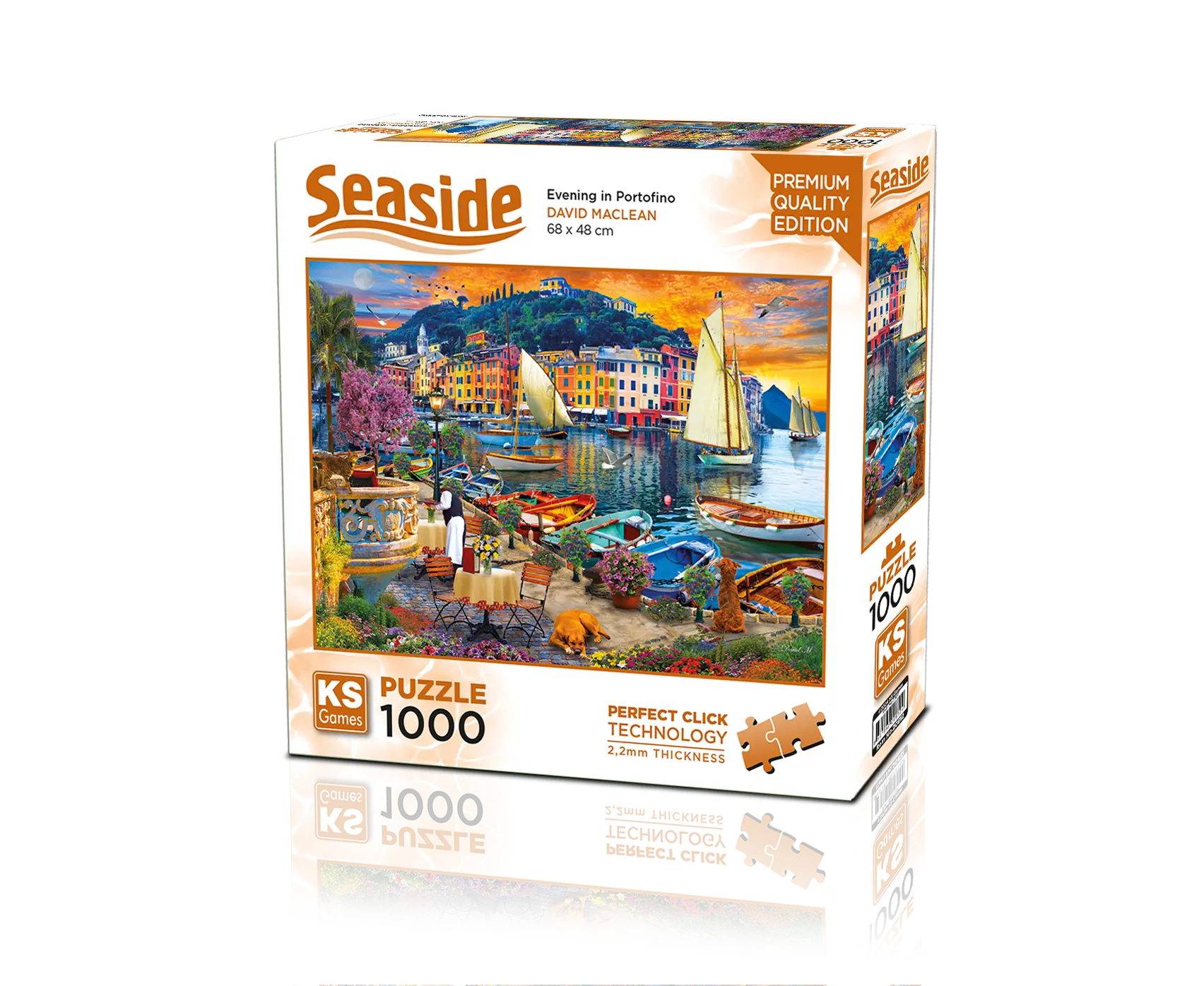 KS 1000 Pieces Puzzle Evening in Portofino 🛥️ | New Collection 🆕 | High ...